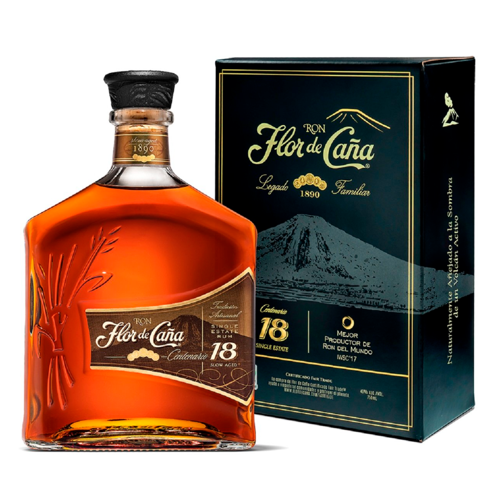 Ron FLOR DE CAÑA 18 años Botella 750ml - Licores | Licorerias.com.pe