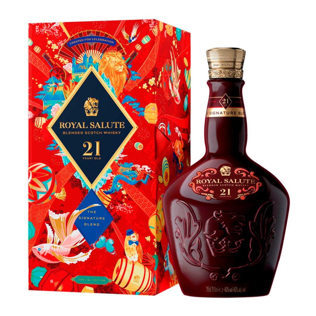 Whisky ROYAL SALUTE 21 Años Lunar New Year Special Edition 2023 Botella ...