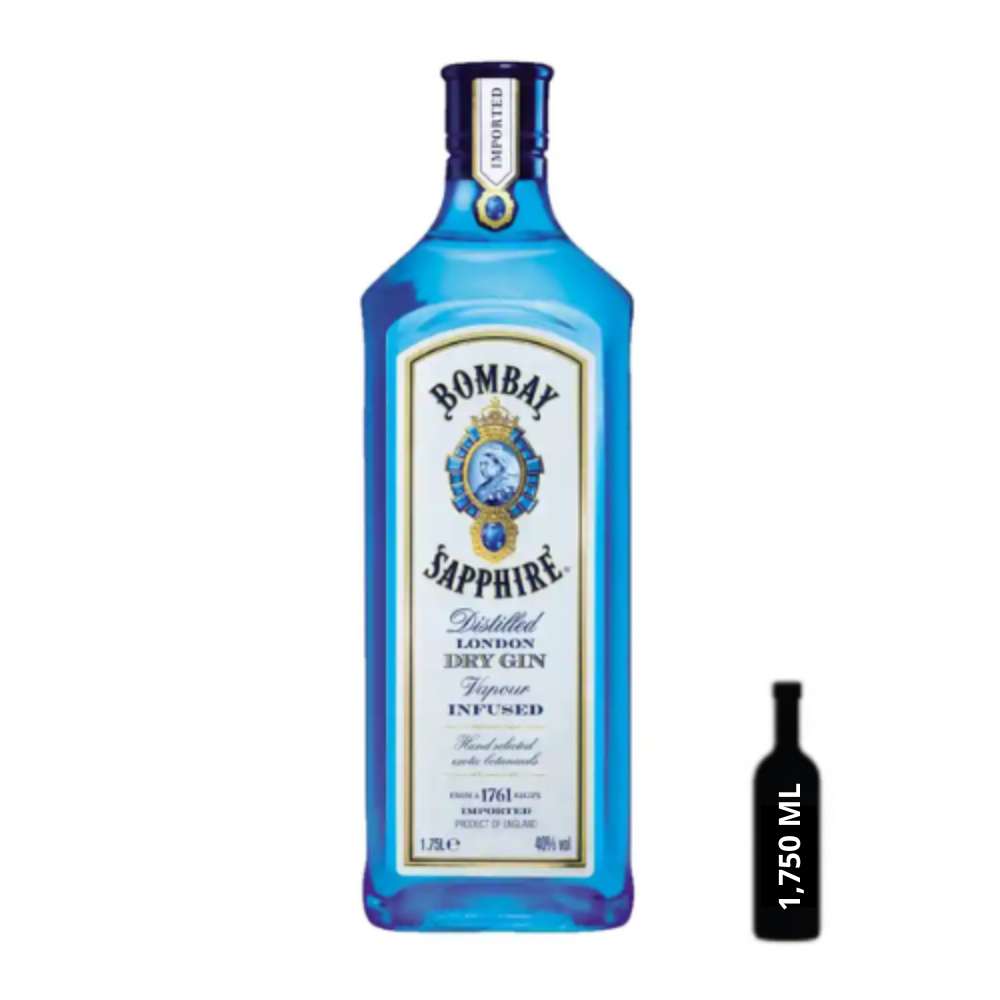 Gin BOMBAY Sapphire London Dry Botella 1,750ml - Licores | Licorerias ...