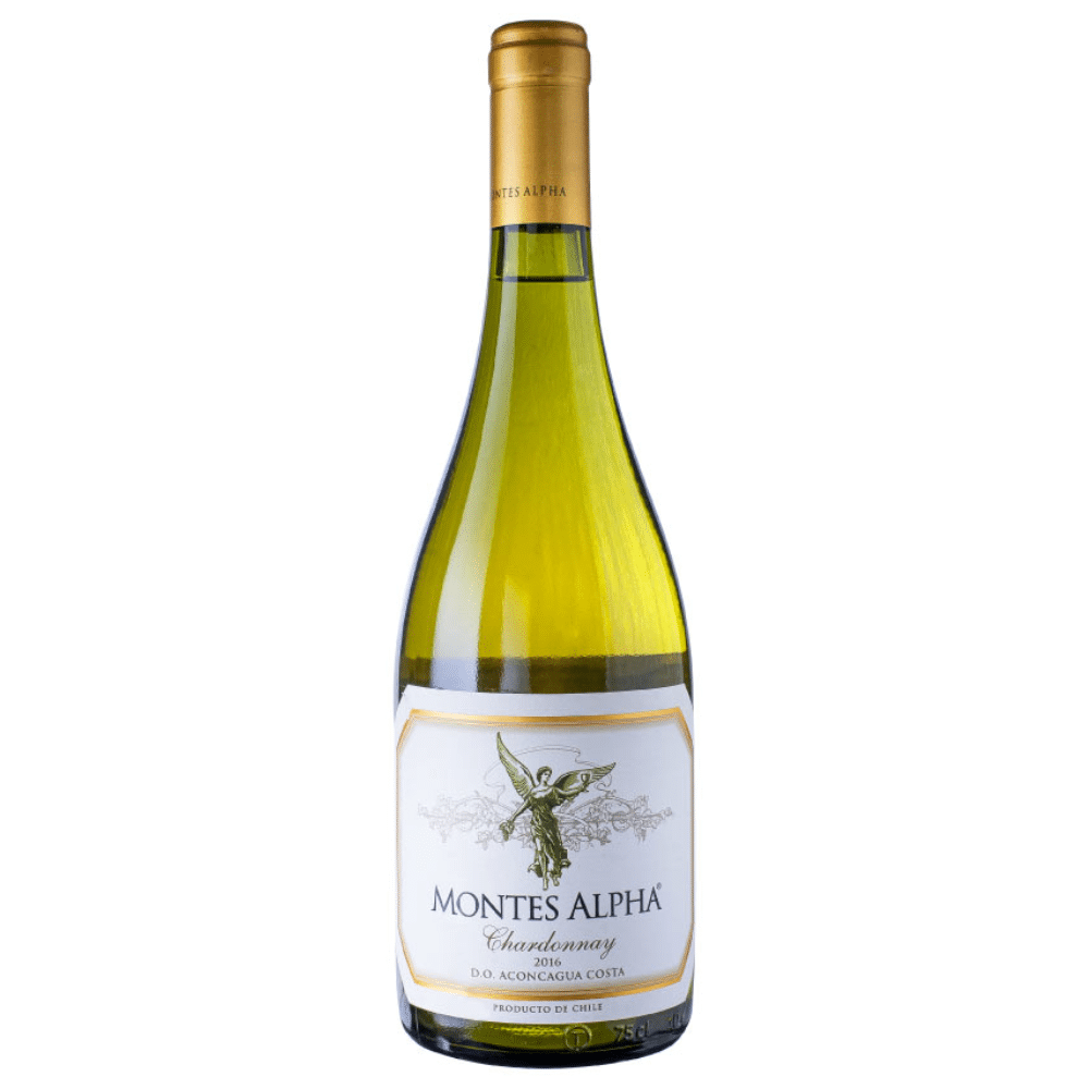 Vino MONTES Alpha Chardonnay Botella 750 ml - Licores | Licorerias.com.pe