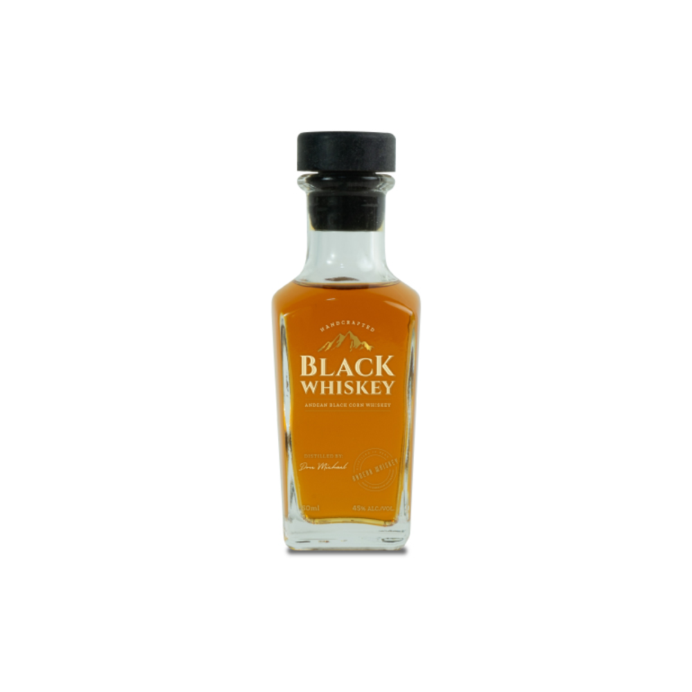 Whisky BLACK WHISKEY Original Botella 50ml - Licores | Licorerias.com.pe
