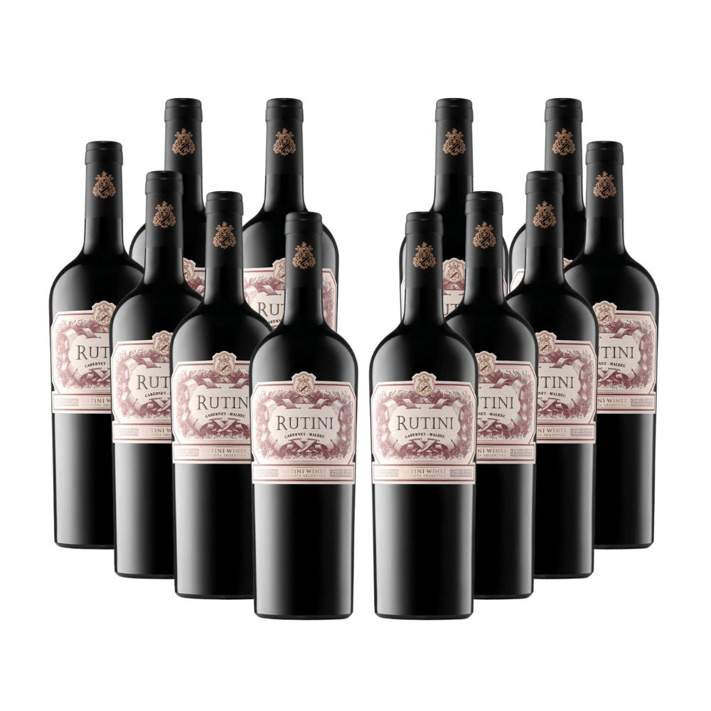 Pack x12 Vino RUTINI Cabernet-Malbec Botella 750ml - Licores ...